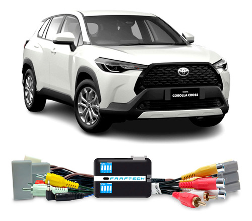 Interface Tela Toyota Faaftech Desbloqueio Usb Câmera Dvd Tv - Autoaba